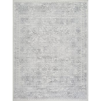 Tapis velours ras style vintage gris et beige à relief 80x150 Feel vintage | Maisons du Monde