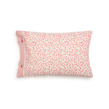Funda de almohada 100% algodón rosa palo 50x75 cm (x2) (cama 150/160 ...