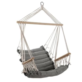 Amaca da giardino campeggio portata 200 kg in poliestere blu Sole ...