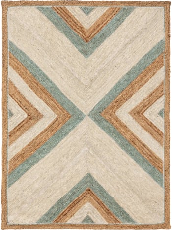 Tappeto in poliestere stampato a macchina - multicolore - 160x230 cm ...