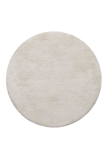 Badteppich in Weiß einfarbig 90 rd. Joris | Maisons du Monde