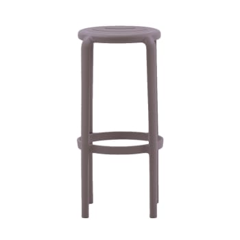 Set di 4 sgabelli da bar in metallo opaco color verde cactus Indus ...