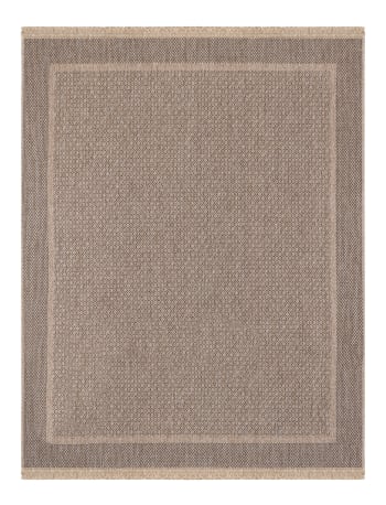 Tappeto Esterno/Interno Aspetto di Juta Beige 120x170 Nikki | Maisons ...