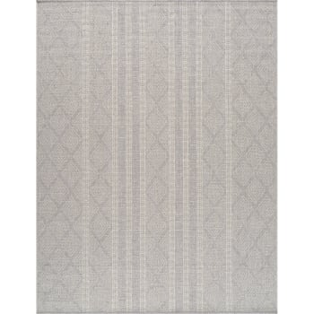 Innen-/Außenteppich, strukturiertes beiges-weißes Muster 133x200 Rave ...