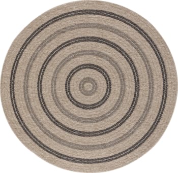 Tapis rond en jute tressé écru D80 | Maisons du Monde