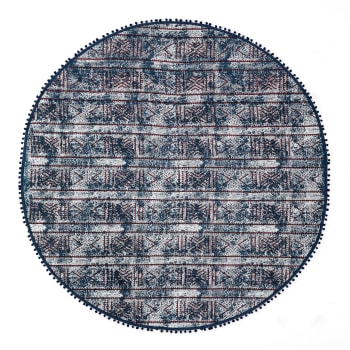 Tapetto in tessuto patchwork bicolore 160 x 230 cm | Maisons du Monde