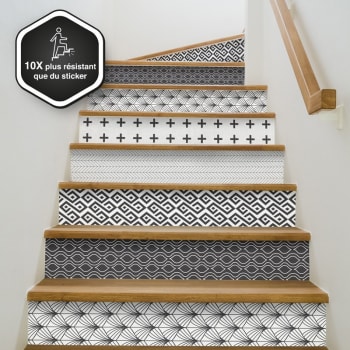 5er Set Treppenstufen-Aufkleber L100xB18cm Grand nord | Maisons du Monde