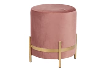 Puff de tela naranja BUBBLY | Maisons du Monde