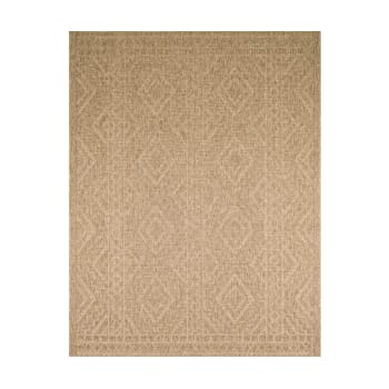 Tapis intérieur et extérieur en polypropylène marron 60x90cm Teca ...