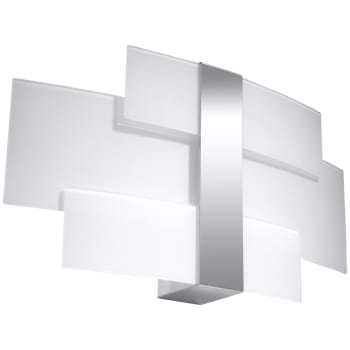 Aplique de pared sencillo negro con 2 luces y esferas blancas MOSOMA ...