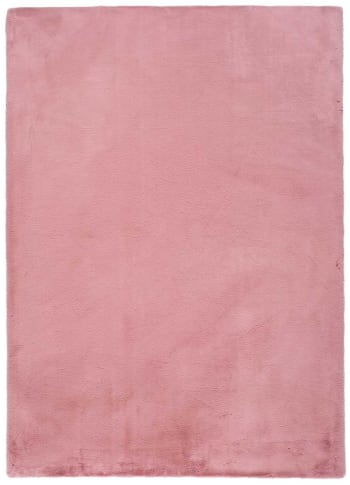 Tapis shaggy rose 140x200 cm Aloe | Maisons du Monde