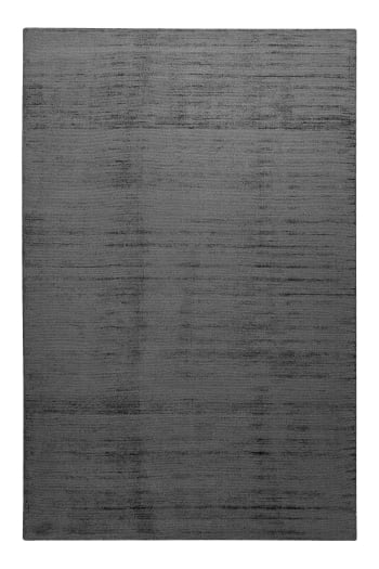Tapis velours ras style vintage gris et beige à relief 80x150 Feel vintage | Maisons du Monde