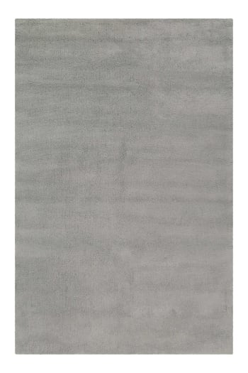 Teppich mit kurzem Flor, reine Schurwolle, Hellgrau, 170x240 GREENWOOD ...