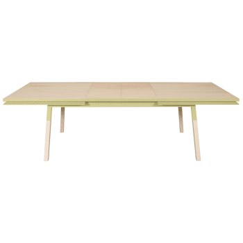 Tavolo rettangolare per 6 persone in legno chiaro 150 cm OMAN | Maisons ...