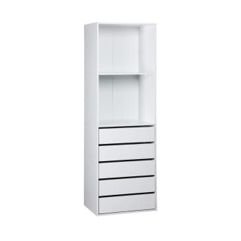Kit dressing modulable avec 4 éléments, blanc Modulo | Maisons du Monde
