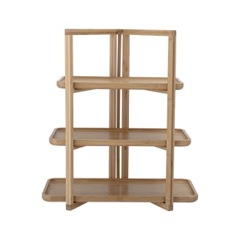 Tablero ovalado 220x90 en madera beige claro Tablo | Maisons du Monde