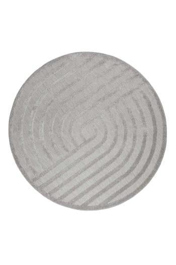 Tappeto a tessitura piatta con riflessi di luce antracite 160x230 ...
