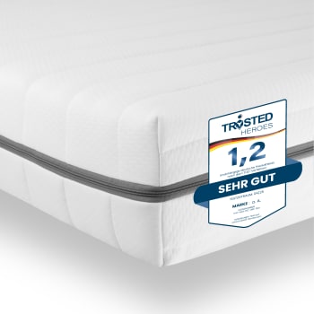 Matelas 100x200 - Matelas à ressorts - 21 cm - 7 zones - Mi-ferme ...