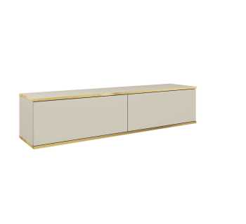 Mueble para TV efecto madera Crema y Blanco BOHO | Maisons du Monde