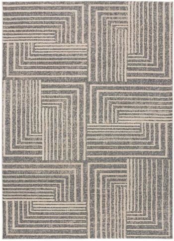 Tappeto geometrico in beige, 160x230 cm Cream | Maisons du Monde