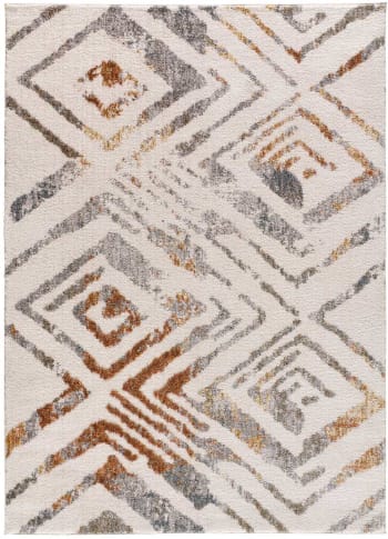 Tapis ethnique beige/rouille/gris 160x230 cm Picasso | Maisons du Monde