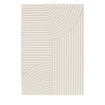 Tapis motif arc relief crème - 120x160 BIANCA | Maisons du Monde