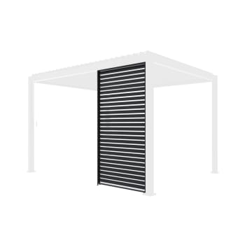 Persienne 100cm pour pergola bioclimatique triomphe anthracite ...