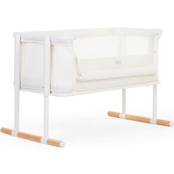 Lit bébé cododo en bois Hêtre Brut 60 x 120 cm Lio | Maisons du Monde