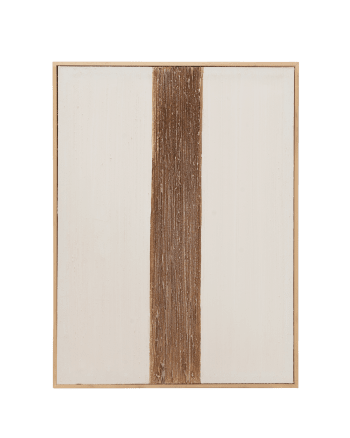 Cuadro decorativo pintado a mano al oleo marco marrón claro 80x100cm ...