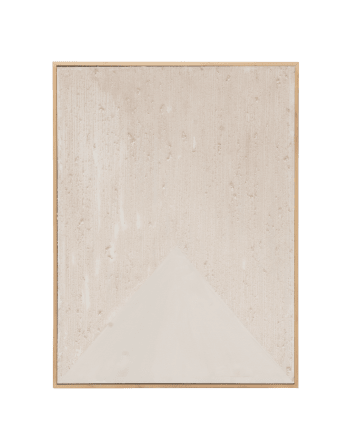 Cuadro decorativo pintado a mano al oleo marco marrón claro 80x100cm ...