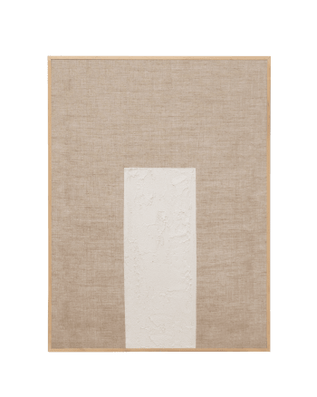 Cuadro decorativo pintado a mano al oleo marco marrón claro 60x80cm ...