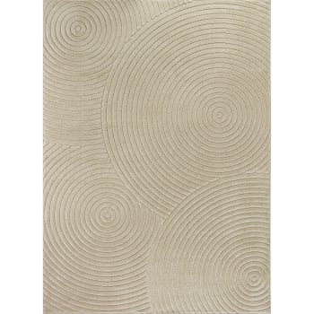 Moderner Skandinavischer Teppich für Innen /Außenbereich Beige 80x150 ...