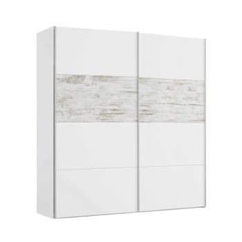 Mobiletto in ciliegio massiccio, 2 ante scorrevoli Melanie | Maisons du ...