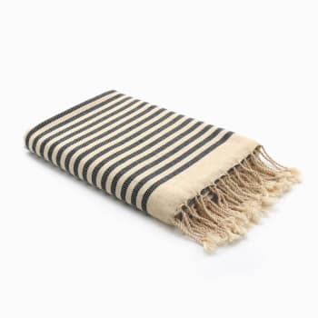 Fouta coton vert tilleul 100x200 Hossegor | Maisons du Monde