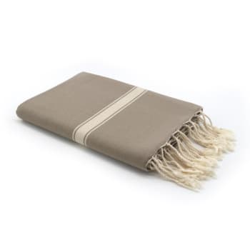 Fouta coton bleu ciel 100x200 Newport | Maisons du Monde