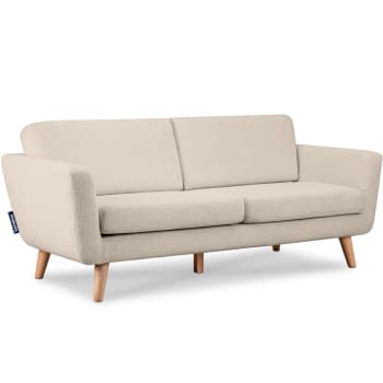 Skandinavisches 3-Sitzer-Sofa, hellgrau Brooke | Maisons du Monde