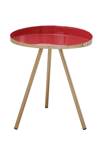 Beistelltisch aus Edelstahl Ø 51 x 50 cm, Grün MORRISON | Maisons du Monde