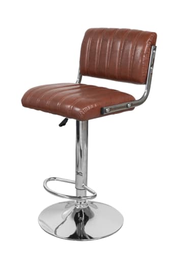 Barstuhl mit Samtbezug, waldgrün H65 Ginette | Maisons du Monde