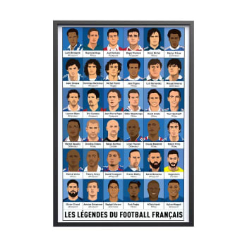 Affiche 50x70 cm - Légendes du Paris Saint-Germain - Olivier Bourdere ...