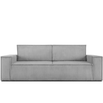 Sofa 3 Sitzer mit Schlaffunktion, in Pet Friendly Cord-Stoff, grün NAPI ...