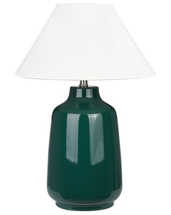 Lampe à poser d'intérieur en céramique vert Luxaverda | Maisons du Monde