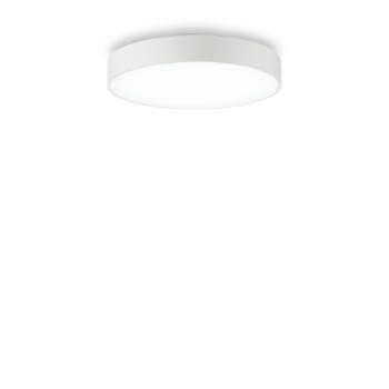 Plafoniera Moderna On-Off Oz Metallo Bianco Led 48W 3000K Luce Calda ...