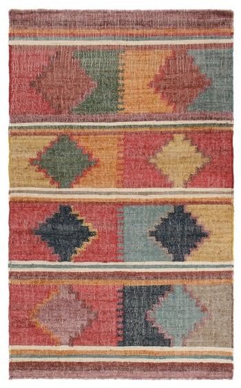 Tappeto Arredo in Iuta Multicolore 160x230cm Nirvana | Maisons du Monde
