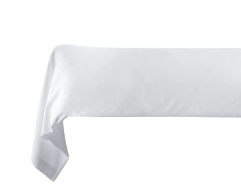 Taie de traversin coton blanc 160 cm | Maisons du Monde