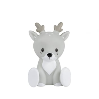 Luz de noche leonada grande blanca Fabian | Maisons du Monde