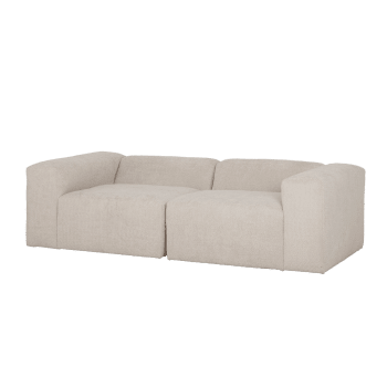 Sofá modular - desenfundable 4/5 plazas - lino natural | Maisons du Monde