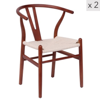 Schaukelstuhl aus Rattan, beige Aksel | Maisons du Monde