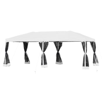 Carpa de recepción 5 × 10m blanca Zonda | Maisons du Monde