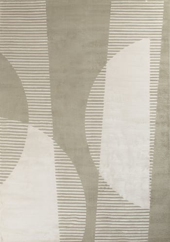 Teppich mit organischen Formen in Grautönen, 120x170 cm ASHLEY ...