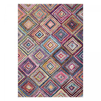 Tapis berbère motif ethnique pour un grand salon, multicolore 240x340 Lyn5 ourika | Maisons du Monde